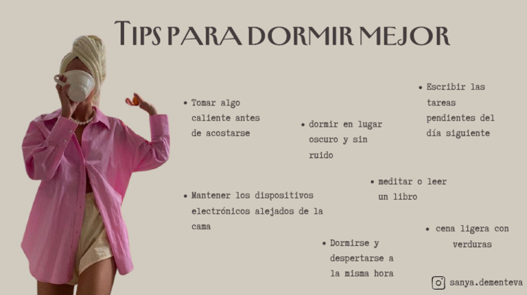 Tips para Dormir Mejor | PDF