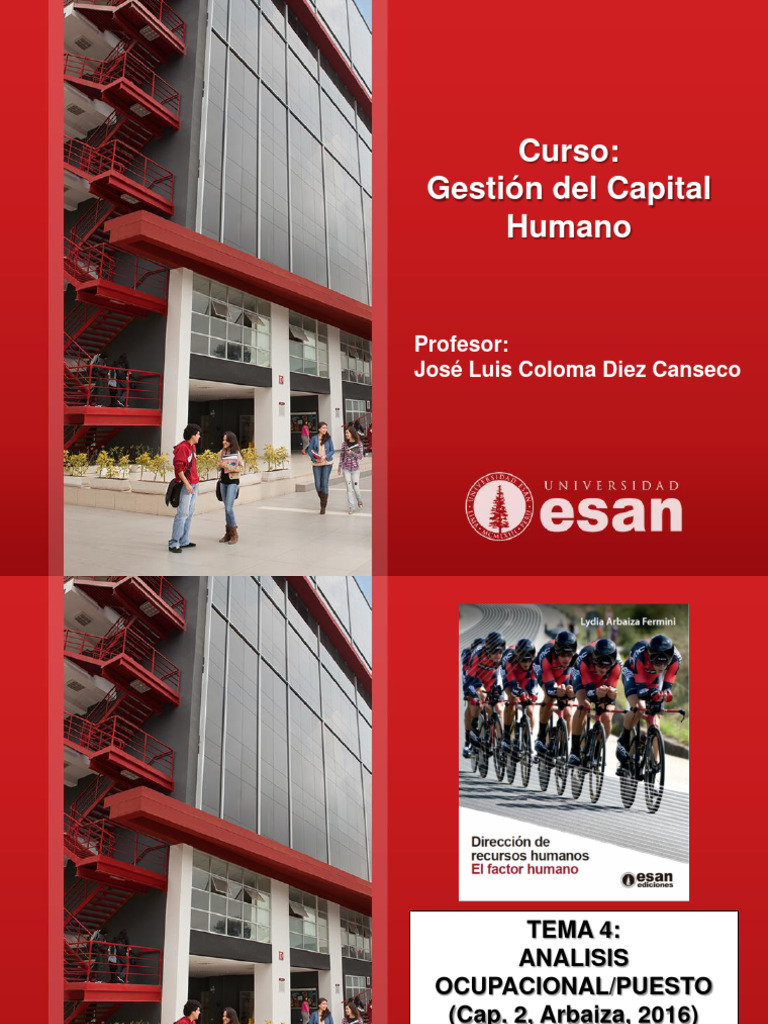 T-4 - Analisis-Ocup GCH 2024-1 | PDF | Planificación | Gestión de ...