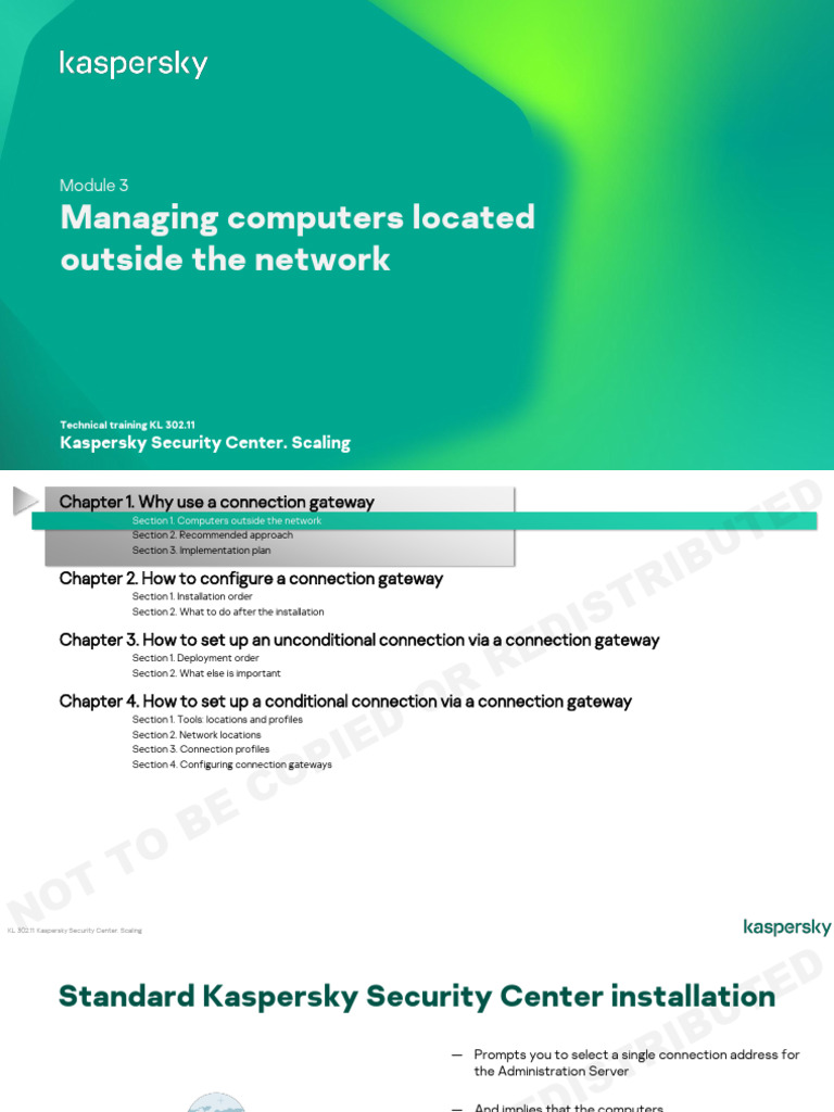 KL 302.11 Module3 Managing Outside Computers v1.62 en | PDF | Wide Area Network | Computer Science
