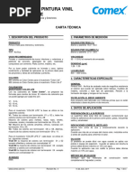 Vinimex Clasica NF Satinada Ficha Técnica | PDF