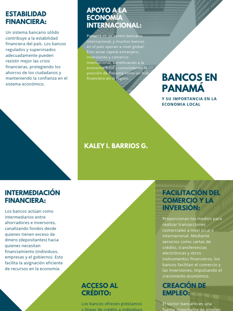 Bancos en Panamá Kaley | PDF | Bancos | Economias