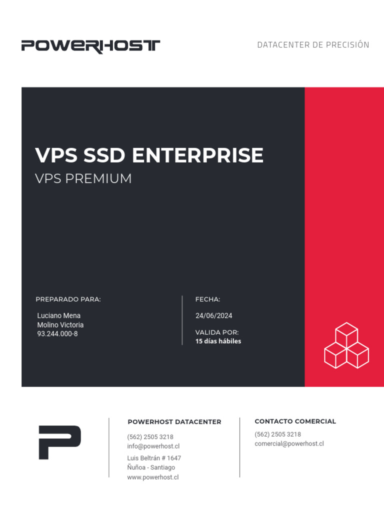 VPS SSD Premium de Alto Rendimiento | PDF | Unidad de estado sólido ...