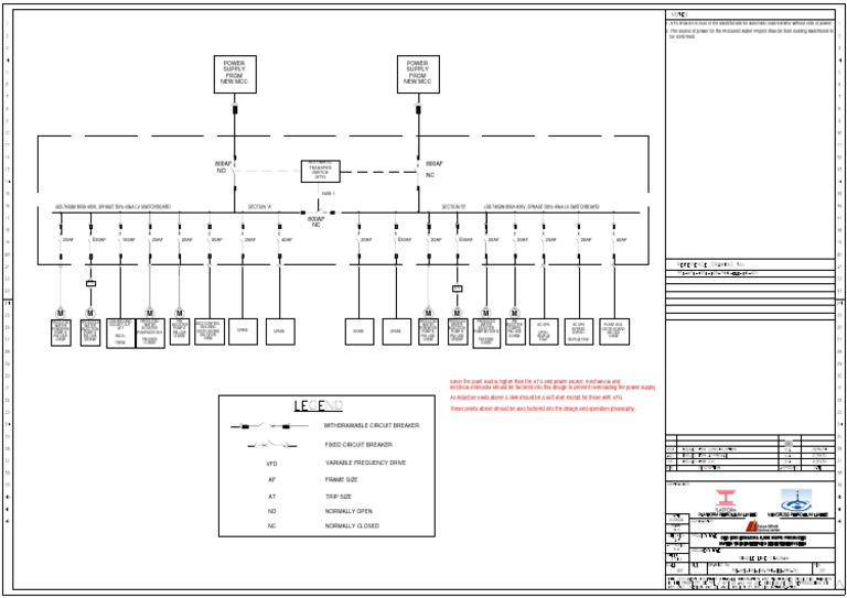 Ppl-Npl-Fosl-Egb-Pwis-Ele-Dwg-001 - Single Line Diagram C01 | PDF ...