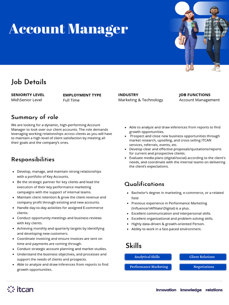 Account Manager - JD | PDF | Marketing | Business