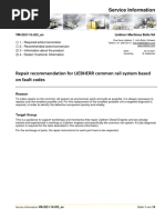 Liebherr Excavator Fault Code List | PDF | Engines | Chemical Engineering