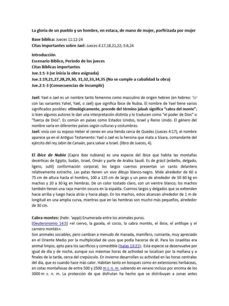 La Gloria de Un Pueblo y Un Hombre en La Estaca de Mano de Mujer | PDF