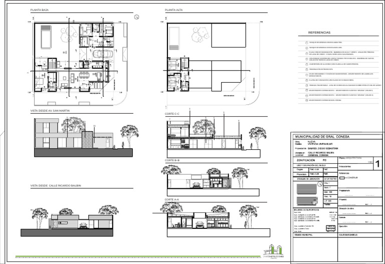 Lamina 1 - Planos de Arquitectura | Descargar gratis PDF | edificio | Ingeniero civil