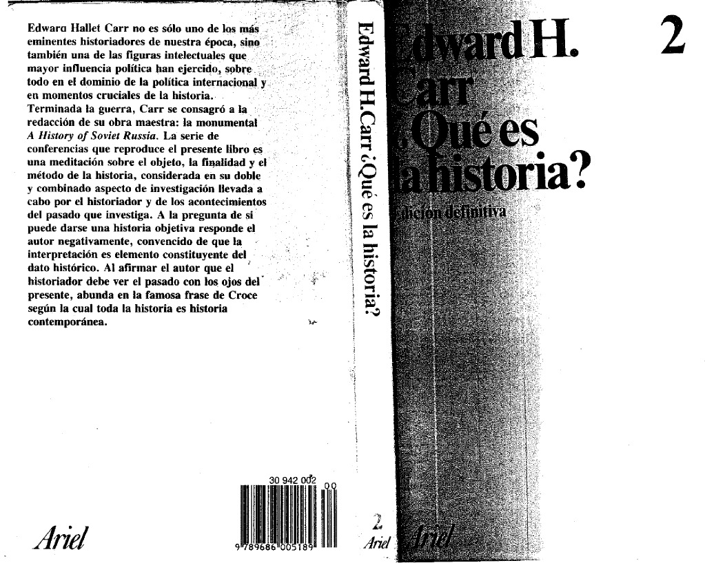 Edward H. Carr-Qué Es La Historia