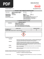 Loctite 401 Safety Data Sheet | PDF | Dangerous Goods | Toxicity