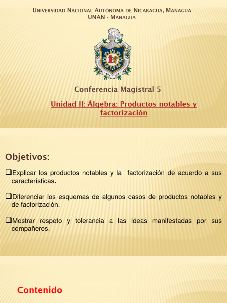 Productos Notables y Factorización en Álgebra | PDF | Factorización ...