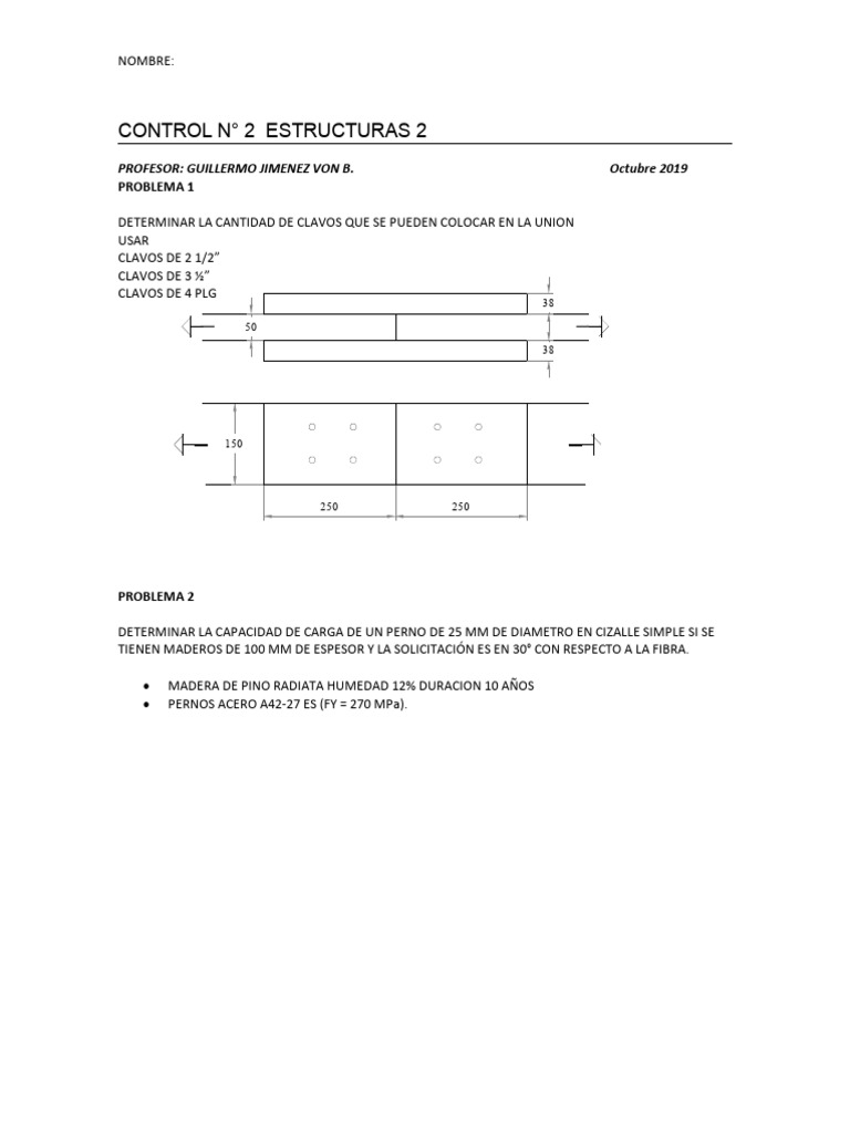 Estructuras 2 C2 02-19 | PDF