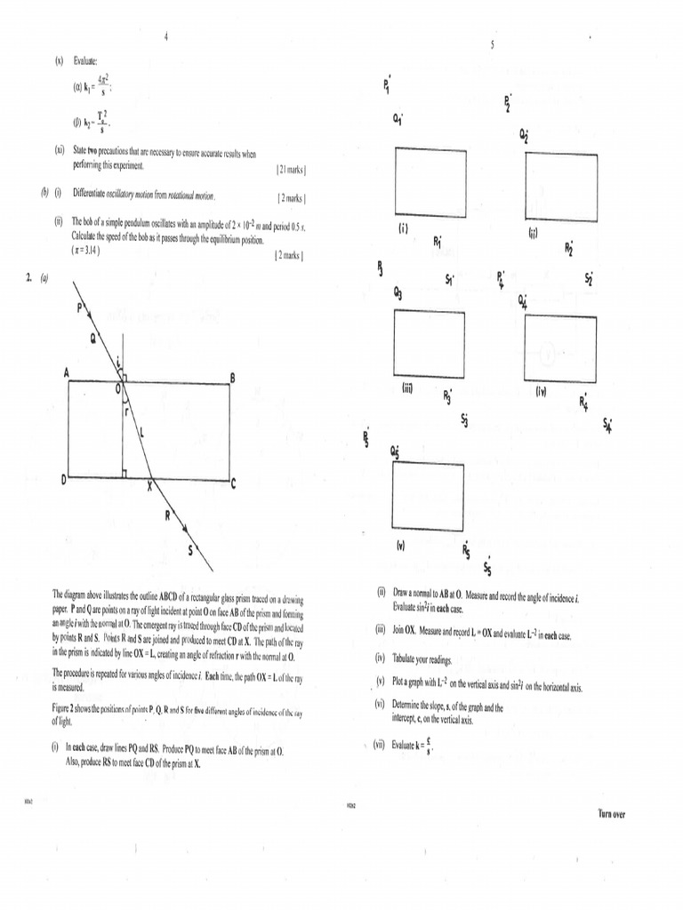 Wassce 2016 Physics 3 | PDF