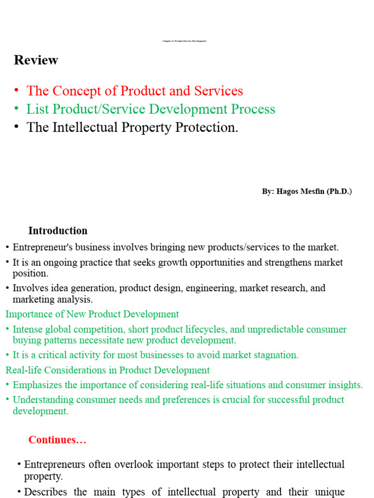 Product/Service Development Process Guide | PDF | Patent | Intellectual ...