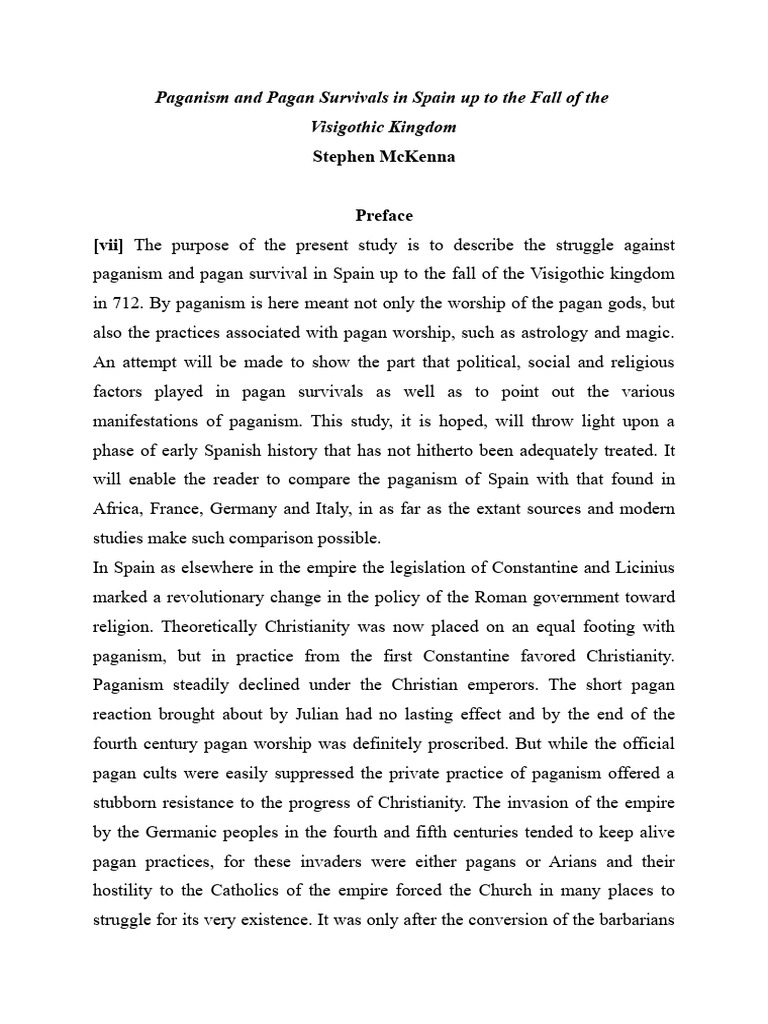 Paganism and Pagan Survivals in Spain Up | PDF | Druid | Celts