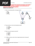 2365 202 Sample Questions MOCK SCIENCE | PDF | Resistor | Series And ...