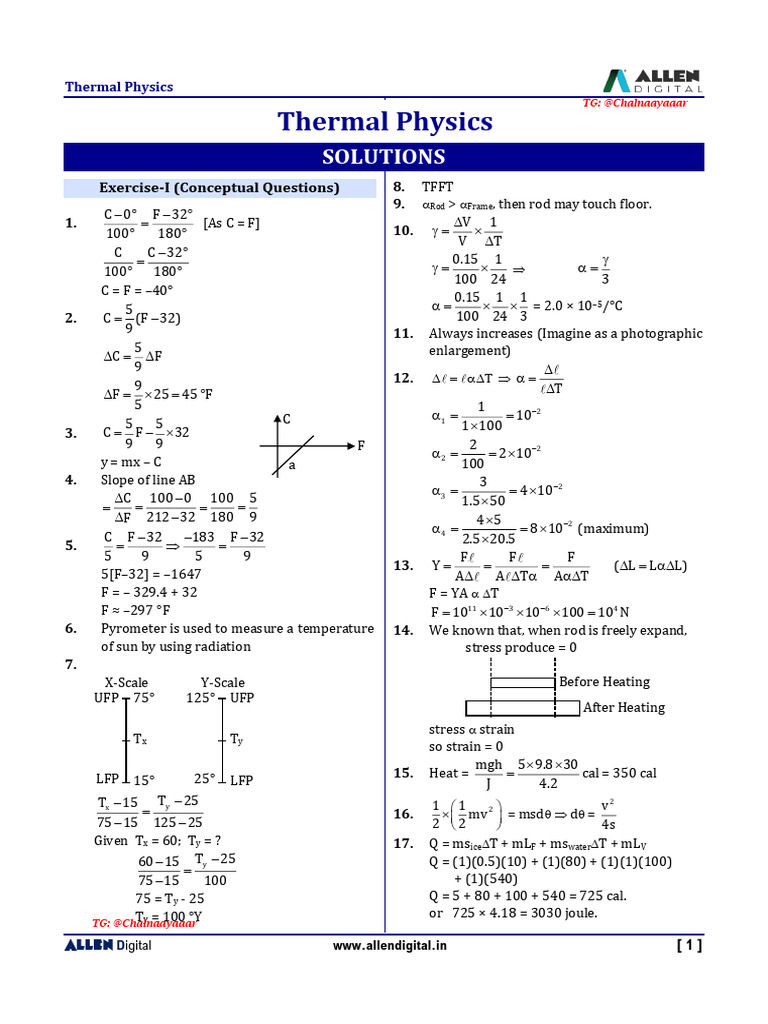 Thermal Physics | PDF | Root Mean Square | Thermodynamics