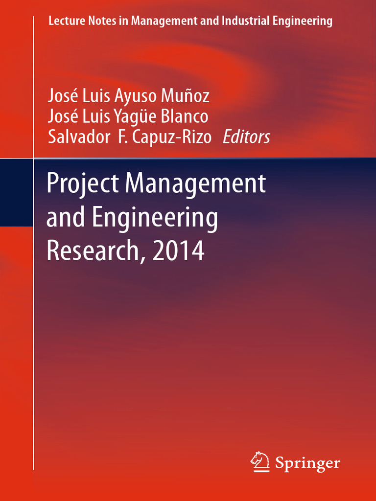 Project Management and Engineering Resea | PDF | Public–Private ...