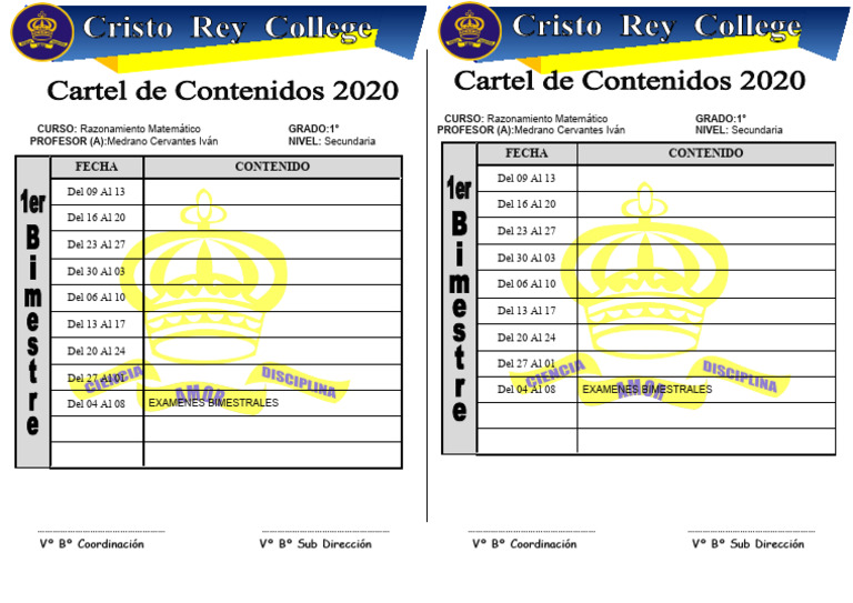 Modelo Cartilla de Contenidos | PDF