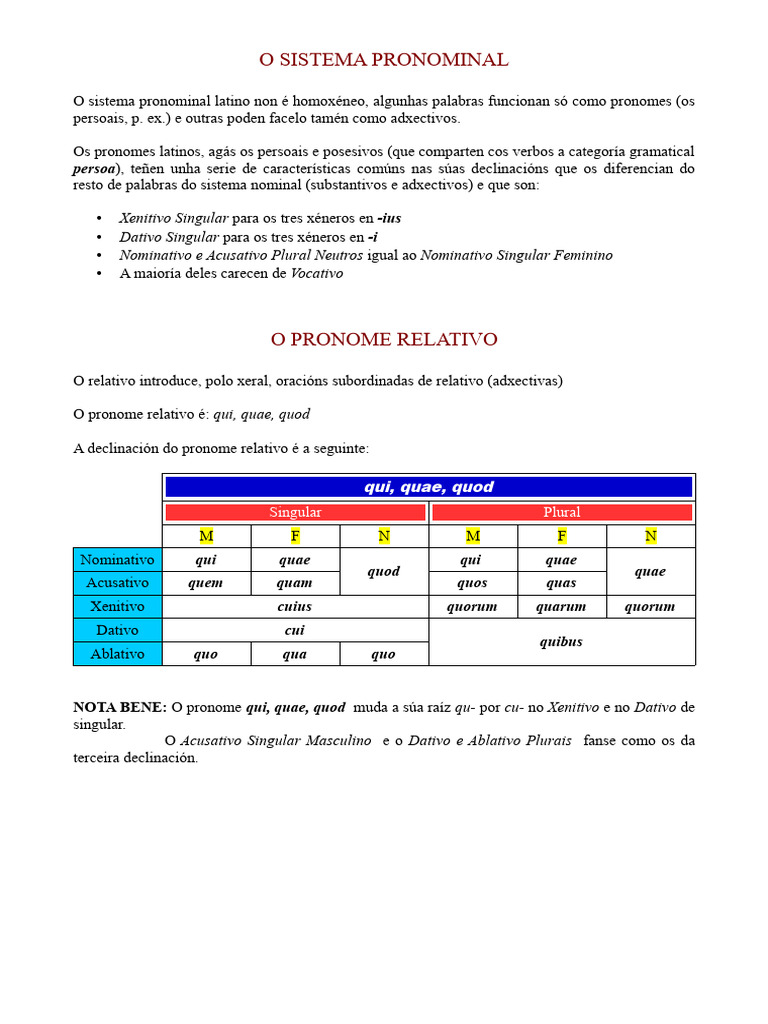O Pronome Relativo | PDF