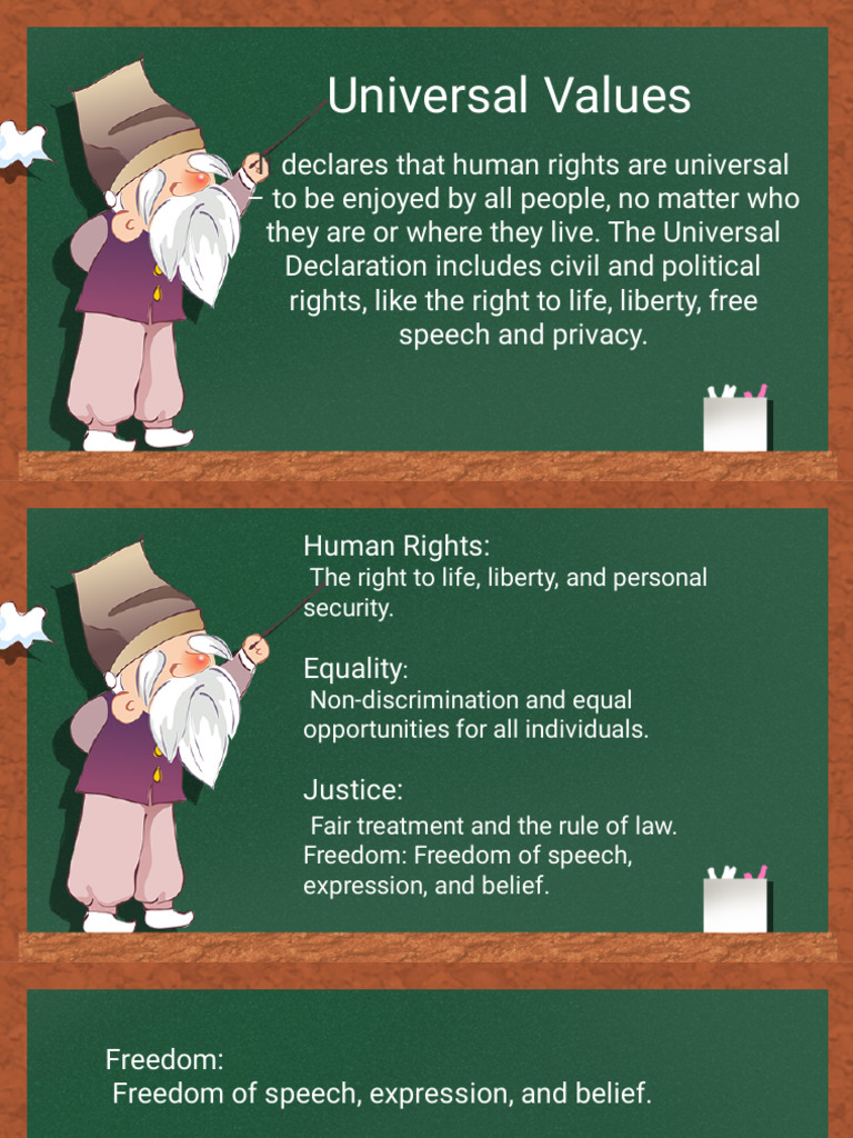 Universal Values | PDF | Politics