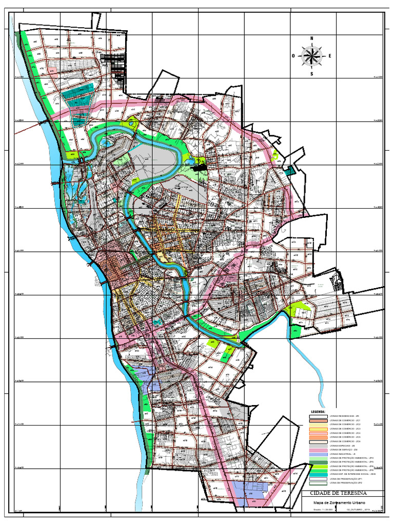 Teresina Mapa de Zoneamento 2017 | PDF