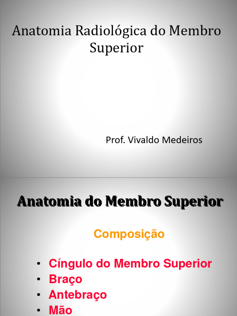 A 2 Anatomia Radiológica do Membro Superior- Ombro | Download grátis PDF | Anatomia humana ...