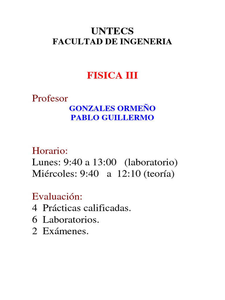 Fis III 1 Semana | PDF | Átomos | Neutrón