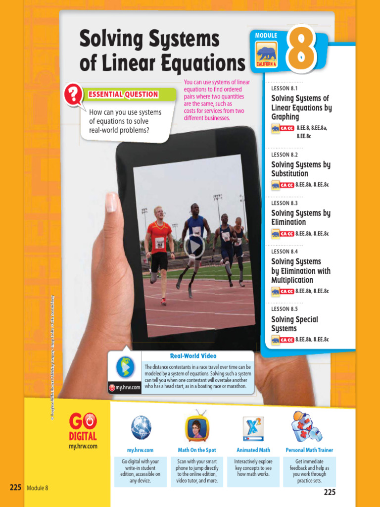 Solving Real-World Systems of Equations | PDF | Equations | System Of ...