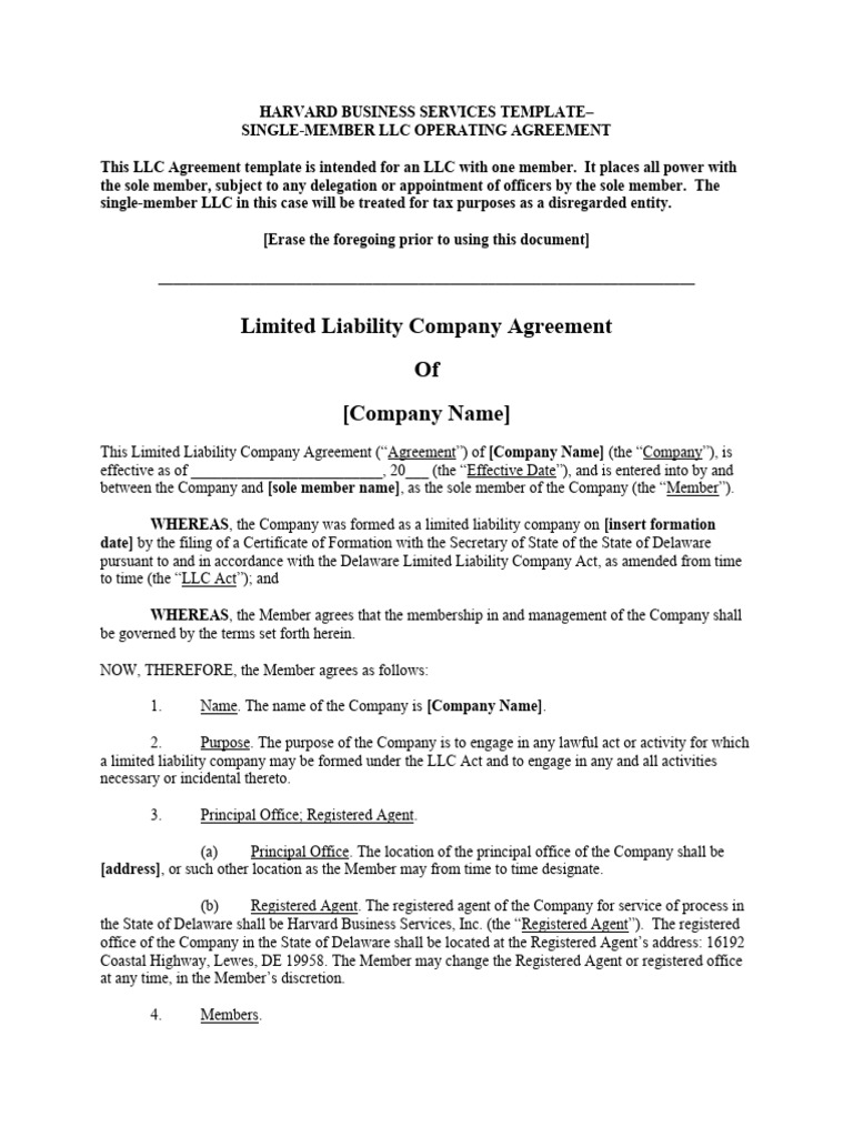 OpAgreement Single Managed | PDF | Indemnity | Limited Liability Company