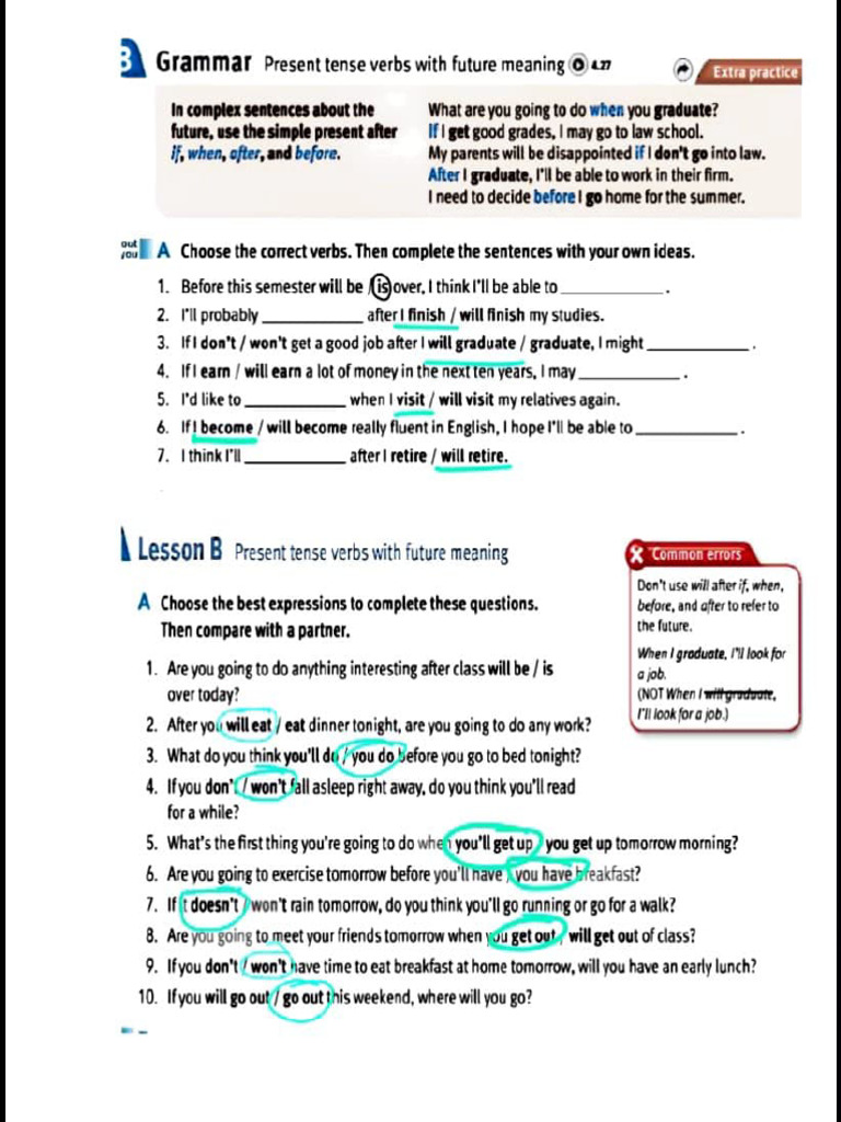 UNIT 12 VOCABULARY ACTIVITIES | PDF | Linguistics | Grammar
