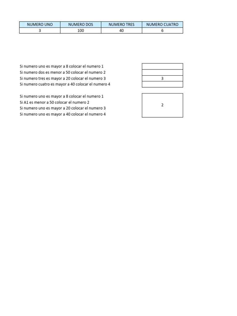 Funcion Si Anidado (1) | PDF