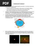 Ocular Fundus Drawing | PDF | Retina | Human Eye