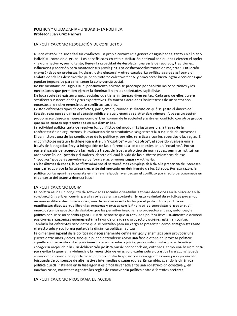 Pyc - Texto 2 | PDF | Conflicto (proceso) | Sociedad