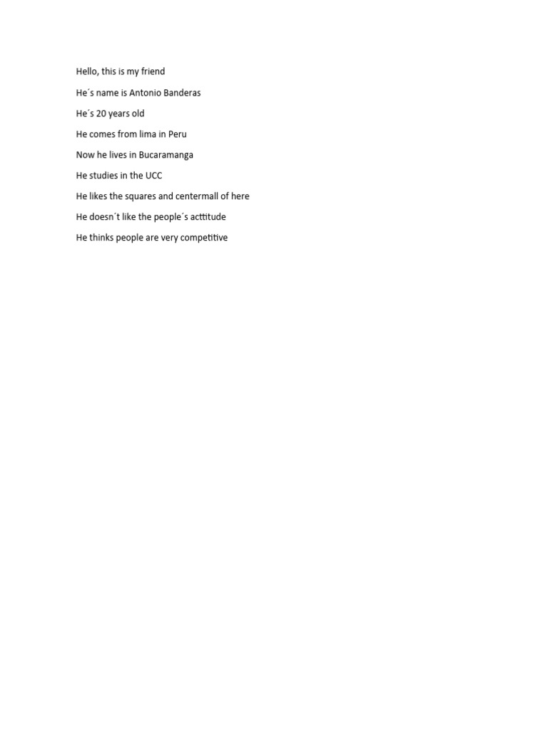 My Friend | PDF