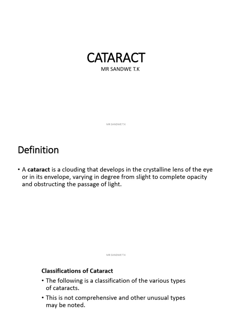Cataract | PDF | Cataract | Ophthalmology