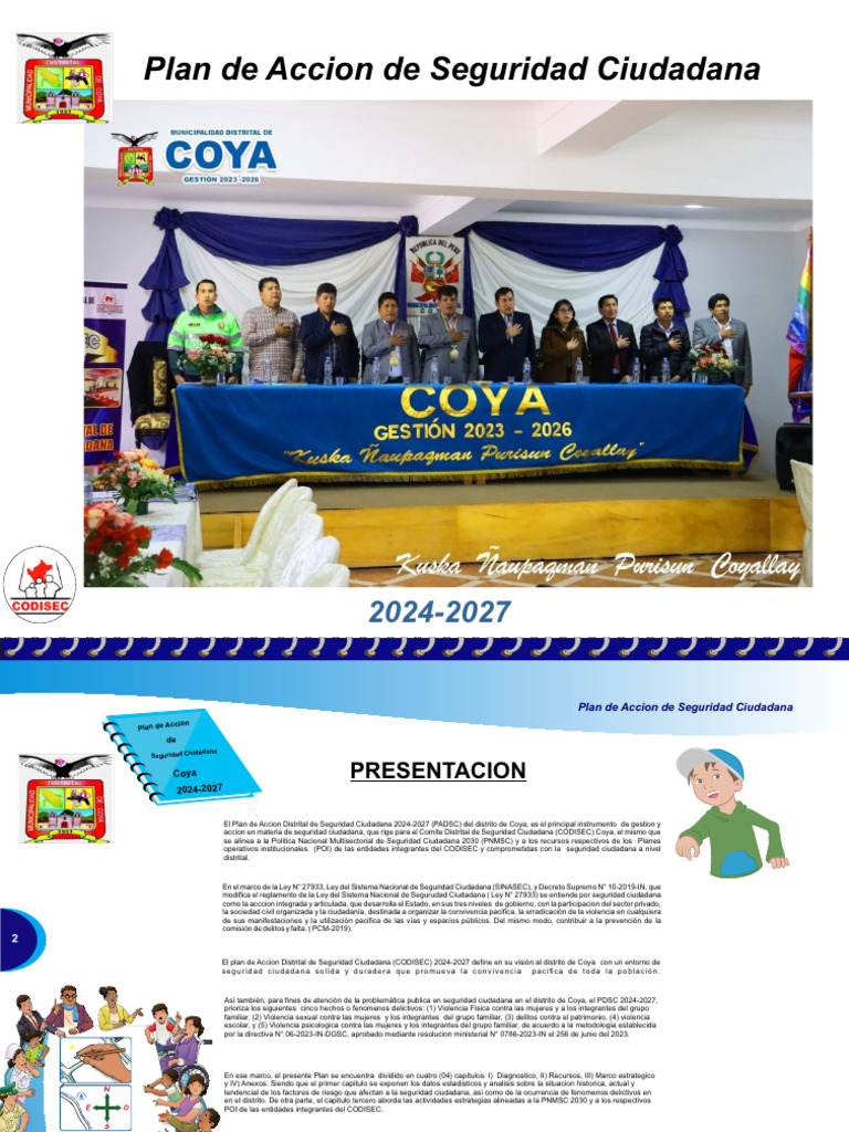 Coya-Plan Codisec | PDF | Desviación (sociología) | Criminología
