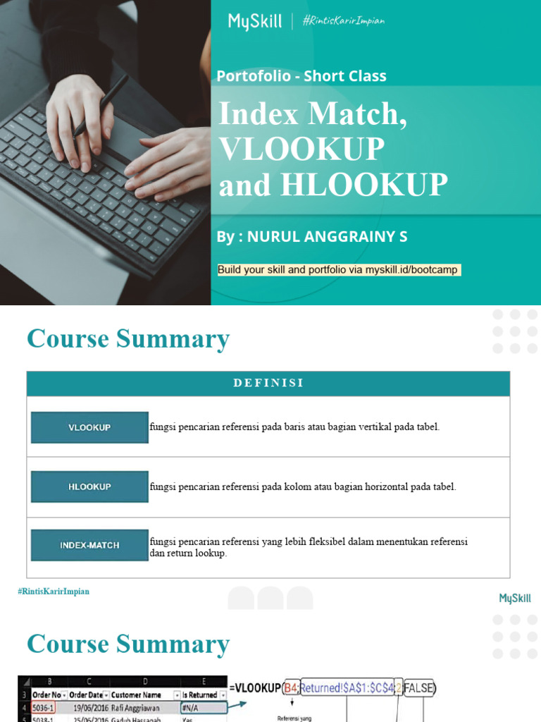 Excel: Belajar VLOOKUP & HLOOKUP | PDF