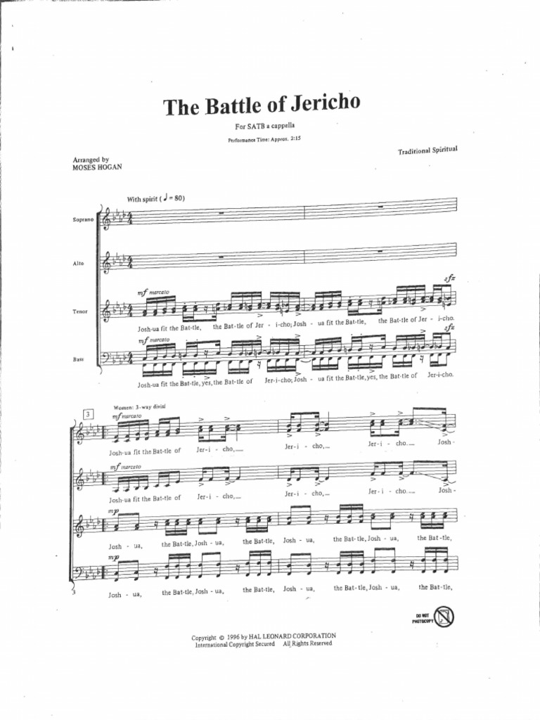 The Battle of Jericho | PDF