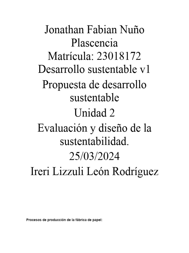 Nuño Jonathan Solución Situación Problemática | PDF | Residuos ...