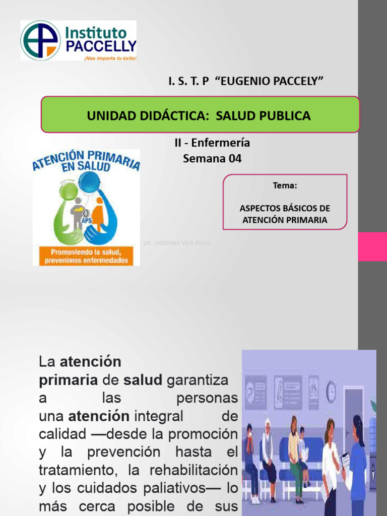 Clase N°4 | PDF | Asistencia sanitaria preventiva | Salud pública