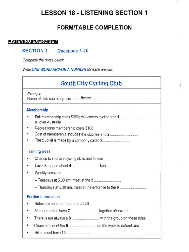 [Listening] Handout 18 | PDF