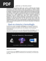 Impacto de Ciencia y Tecnología en Educación | PDF | Conocimiento | Science