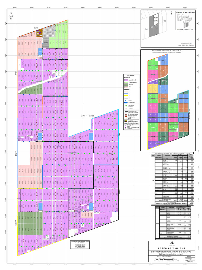 Plano C5C6 Etapa Campo Turno Lote Junio 2022 | PDF