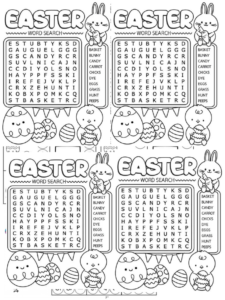 Easter Worksheets | PDF