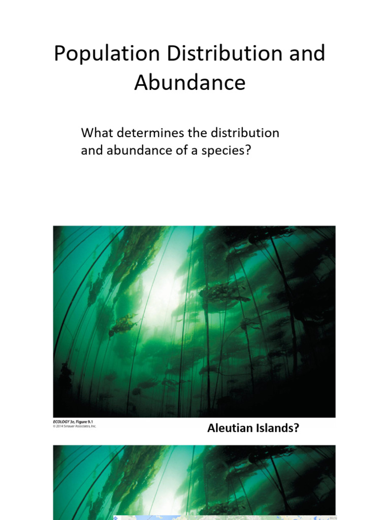 Lec 5 Population Distribution and Abundance | Download Free PDF ...