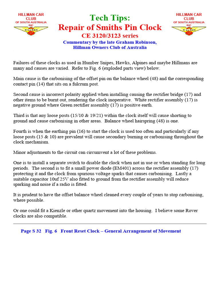 Clock Repair and Polarity Change | PDF | Rectifier | Capacitor