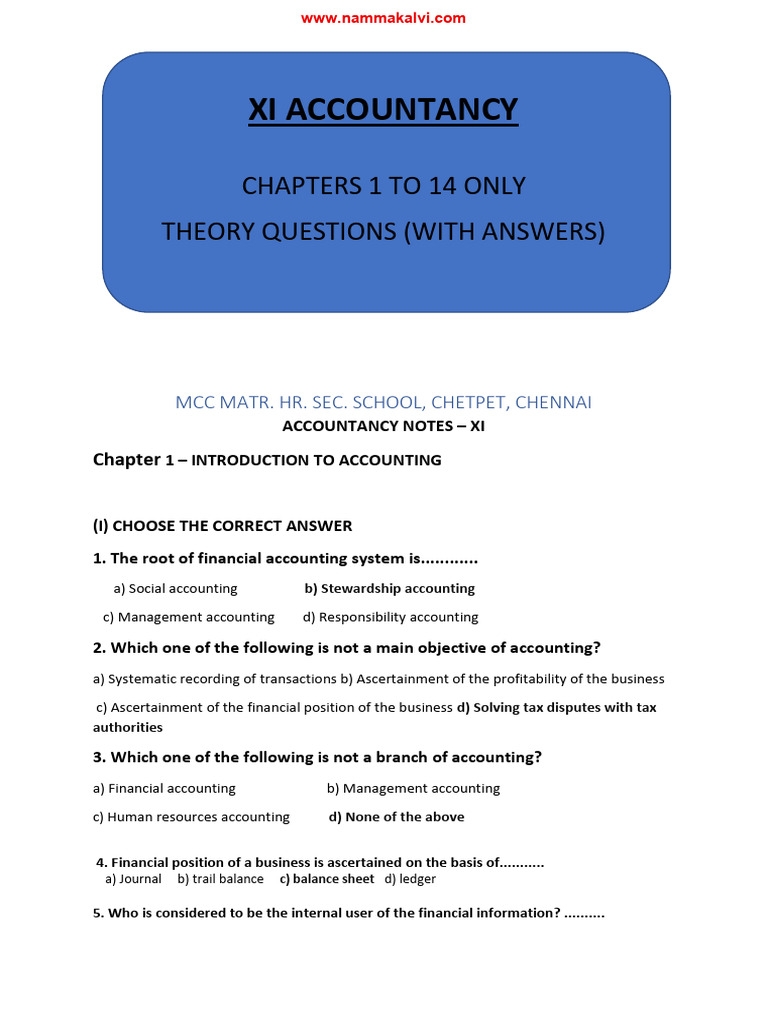 Class 11 Accountancy Guide 2025-26 | PDF | Debits And Credits | Bookkeeping