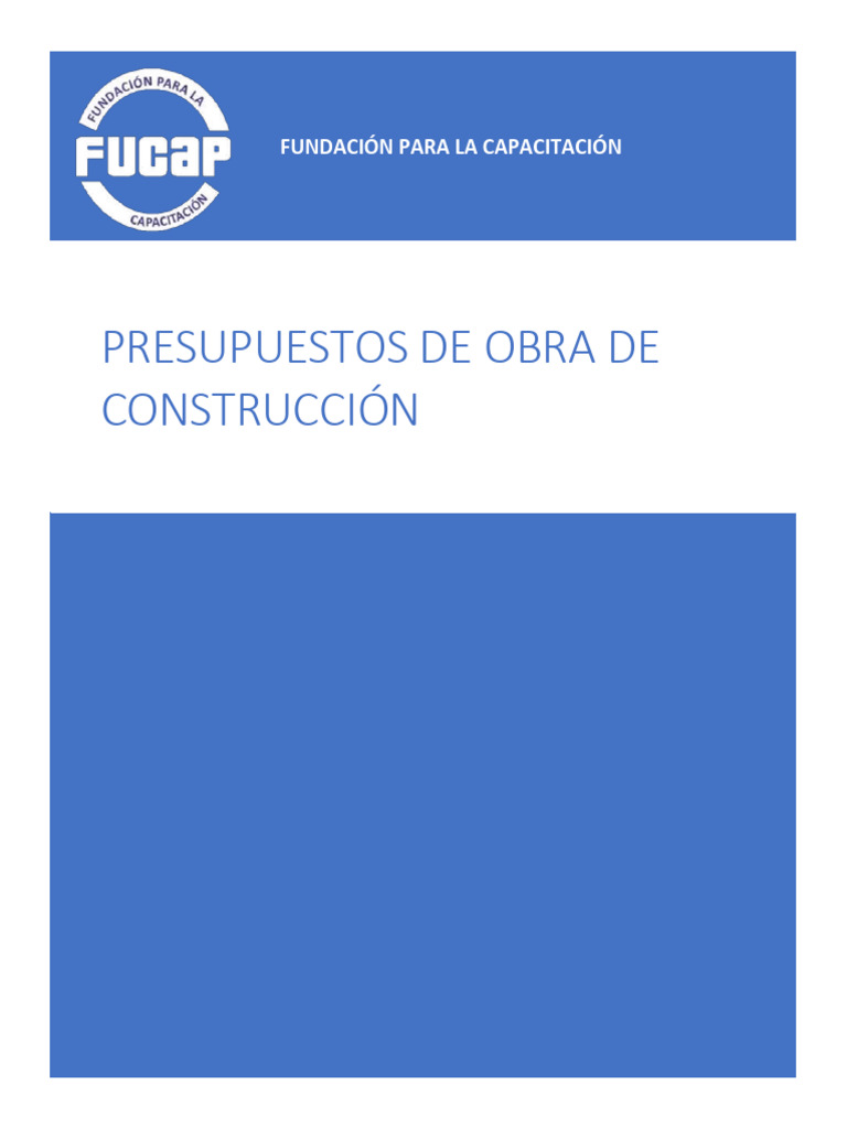 LECTURA-1 - Conceptos de Presupuesto de Obra de Construccion | PDF ...