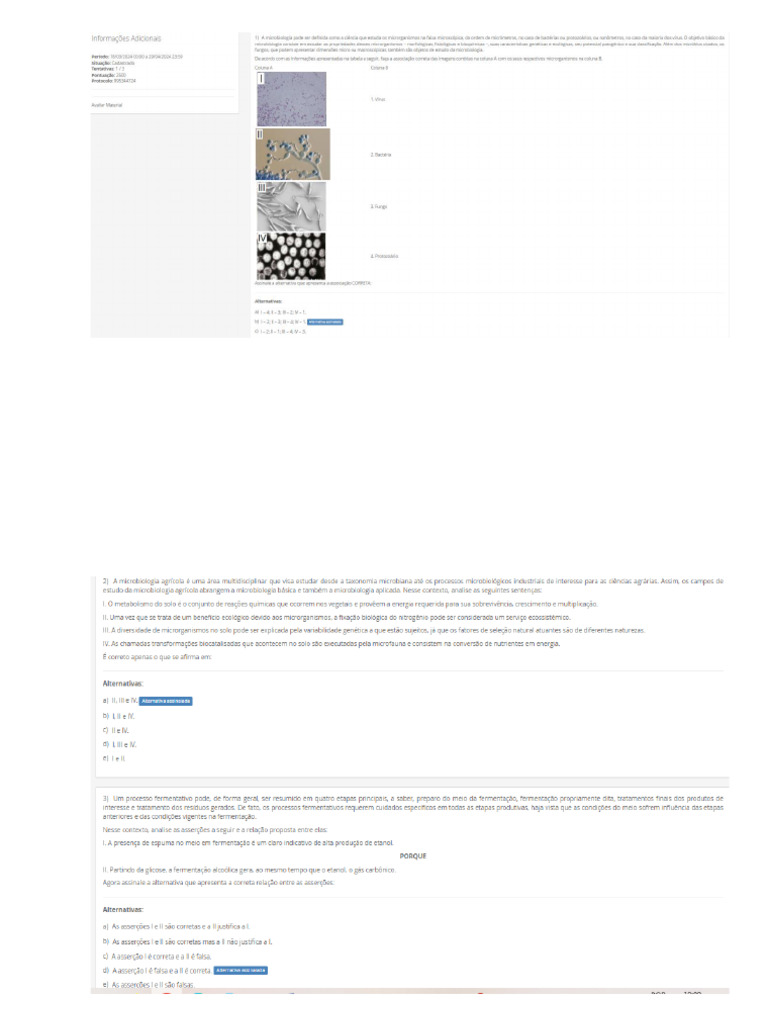 Ava 1 - Microbiologia | PDF