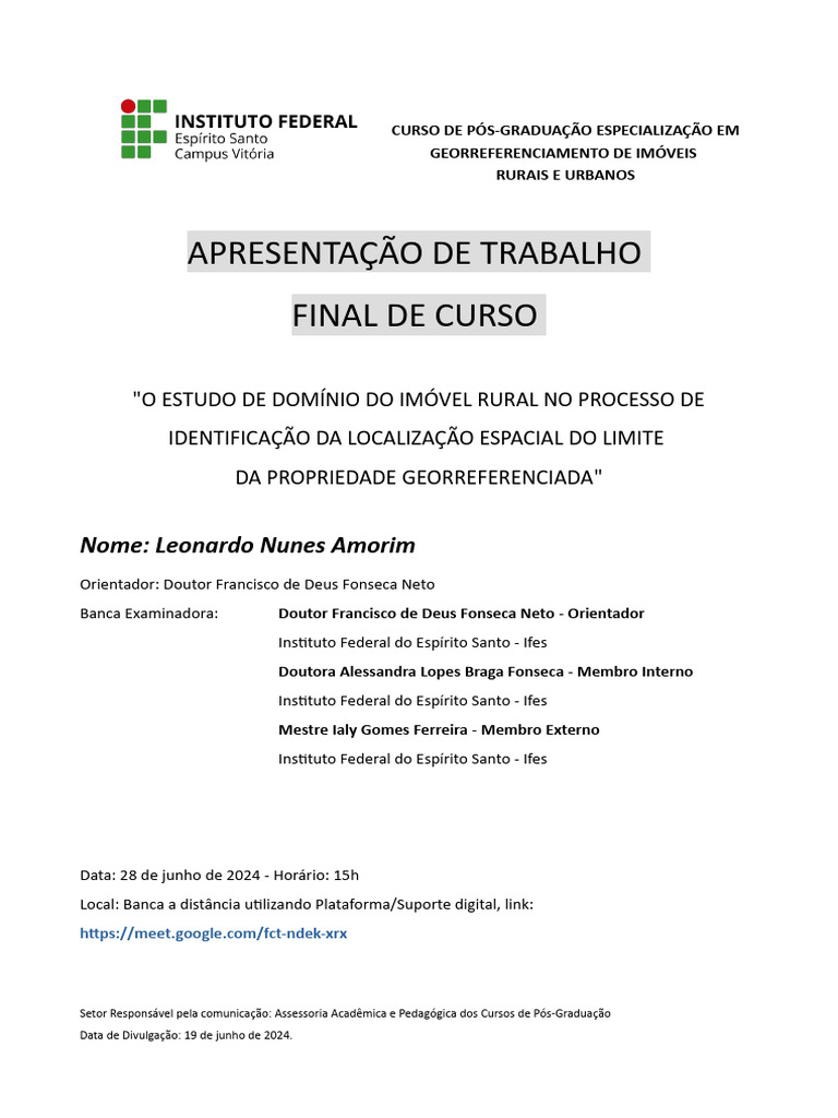 Cartaz_TFC_PosGiru_Leonardo_N._Amorim | PDF